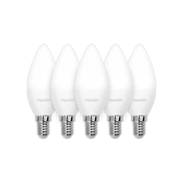 Thomas watt - Lot de 5 ampoules led e14 5 watt (eq. 40 watt) - Distriartisan
